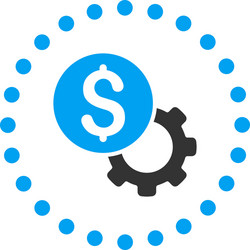 Development cost icon Royalty Free Vector Image