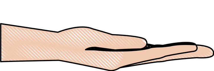 Cartoon business man hand gesture help Royalty Free Vector