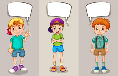 Three Boys Vector Images (over 3,100)