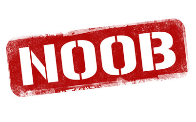 Noob stamp on white background Royalty Free Vector Image