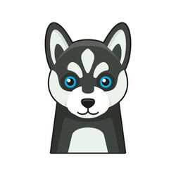 Square dog cartoon Royalty Free Vector Image - VectorStock