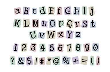 Y2k anonymous criminal cut out from magazine retro