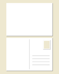 Blank postage stamp Royalty Free Vector Image - VectorStock