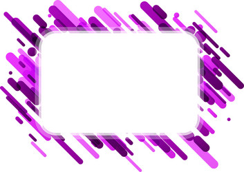 Colorful rectangular abstract background on white Vector Image