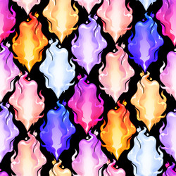 Abstract graphic fire Royalty Free Vector Image