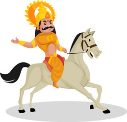 Karna cartoon character Royalty Free Vector Image