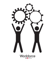 Workforce design Royalty Free Vector Image - VectorStock