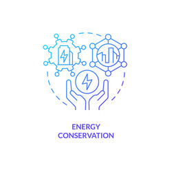 2d emission measurement concept icon Royalty Free Vector