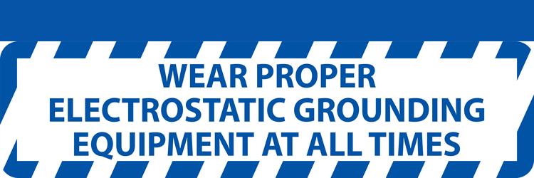 Electrostatic sensitive device esd symbol sign Vector Image