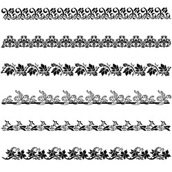 Border Neoclassical Vintage Vector Images (over 130)