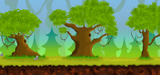 2d game background 2 Royalty Free Vector Image