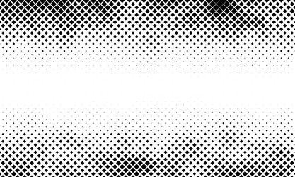 Monochrome gradient halftone faded grid background