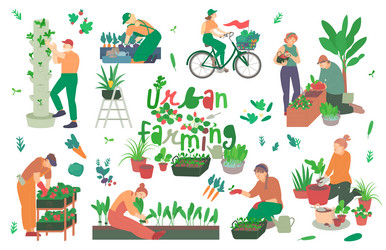 Urban Farming Vector Images (over 3,300)