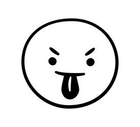 Emoji Rude Vector Images (over 200)