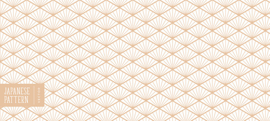 Eastern cultural japanese pattern banner Vector Image