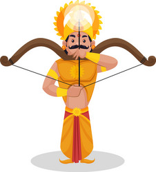 Karna cartoon character Royalty Free Vector Image