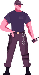 Security guard Royalty Free Vector Image - VectorStock