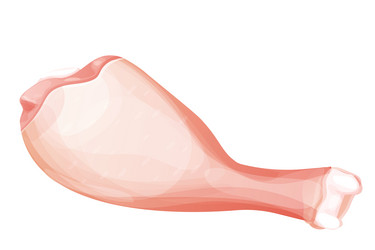 Drumstick Chicken Clipart Border