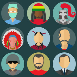 Human body shapes male figures types set Vector Image