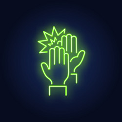 Gratitude neon sign Royalty Free Vector Image - VectorStock