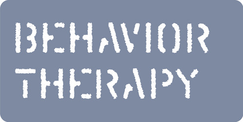 Cognitive behavior sign Royalty Free Vector Image