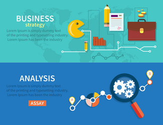 Company analysis tax financial concept business Vector Image