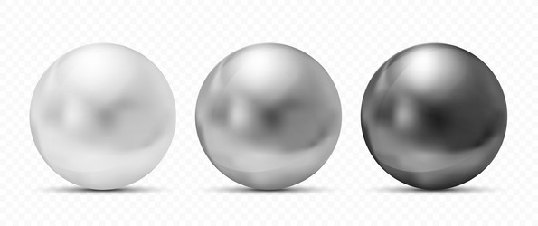 Chrome balls Royalty Free Vector Image - VectorStock