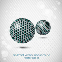 Metal sphere 2 Royalty Free Vector Image - VectorStock
