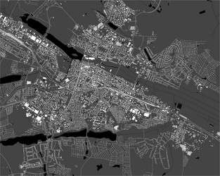Map of the city khmelnytskyi ukraine Royalty Free Vector