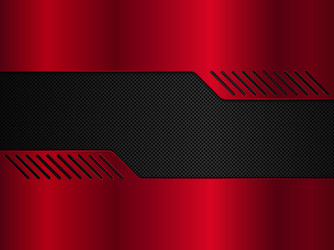 Black and red metallic background Royalty Free Vector Image