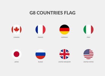 Apec countries flag icons collection Royalty Free Vector