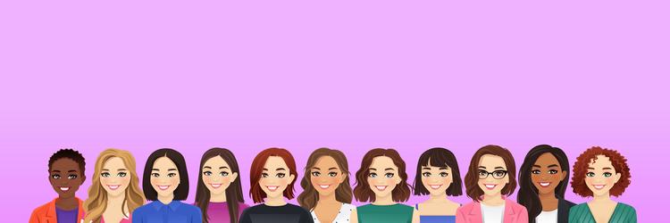 Group of women Royalty Free Vector Image - VectorStock