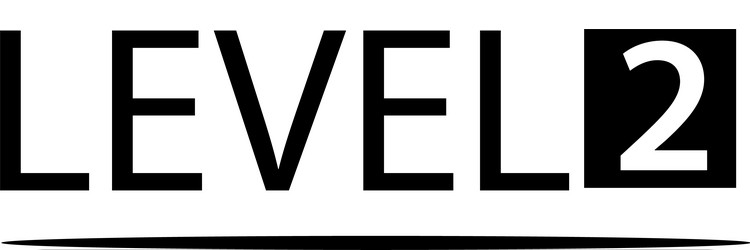 Level button flat design Royalty Free Vector Image