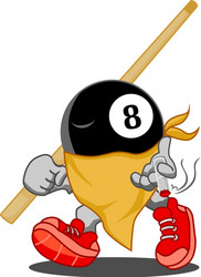 Action pool mascots Royalty Free Vector Image - VectorStock