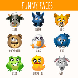 Cartoon Faces Funny Vector Images (over 350,000)
