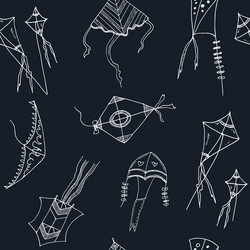 Kite Black and White Vector Images (over 8,900)