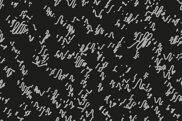 Abstract grey doodles seamless pattern on black Vector Image