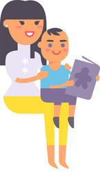 Mother portrait Royalty Free Vector Image - VectorStock