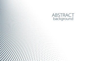 Vanishing dots abstract background in black Vector Image