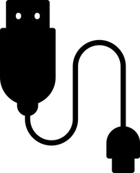 Data cable Royalty Free Vector Image - VectorStock