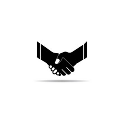 Hand shake logo Royalty Free Vector Image - VectorStock