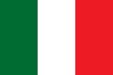 National italy flag official colors Royalty Free Vector