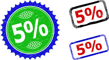 No dioxin rosette and rectangle bicolor watermarks