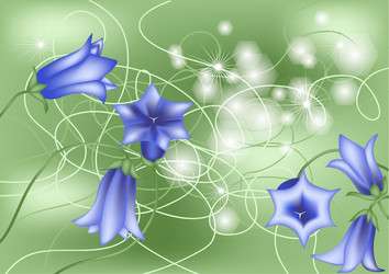 Flower of bell Royalty Free Vector Image - VectorStock