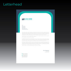 Letterhead creation for any use Royalty Free Vector Image
