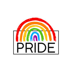 Modern lgbt pride flag in format Royalty Free Vector Image