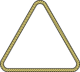 Rope frame circle Royalty Free Vector Image - VectorStock