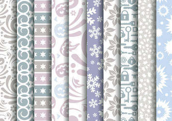 Set seamless borders Royalty Free Vector Image