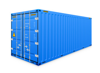 Open cargo container Royalty Free Vector Image