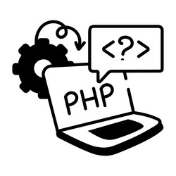 Php coding Royalty Free Vector Image - VectorStock
